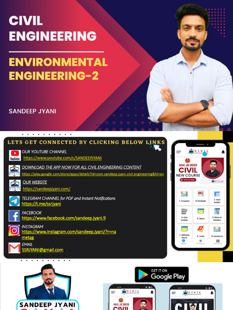 Environmental Engineering 2 by Sandeep Jyani SSC JE GATE IES Civil | PDF
