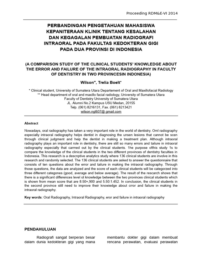 Cone Cutting Errors in Intraoral Radiography | PDF | Health Care ...