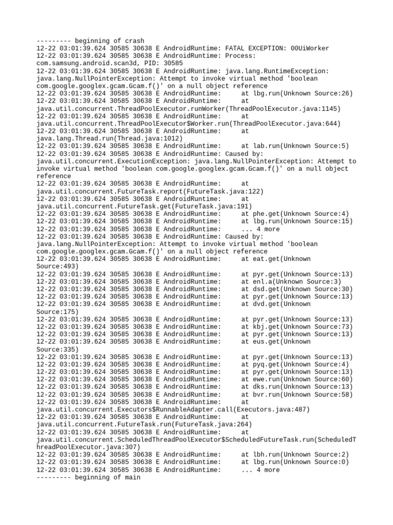Log Cat 1703185301054 | PDF | Java (Programming Language) | Mobile App
