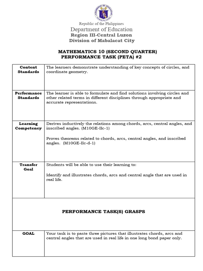 PETA 2 Quarter 2 | PDF