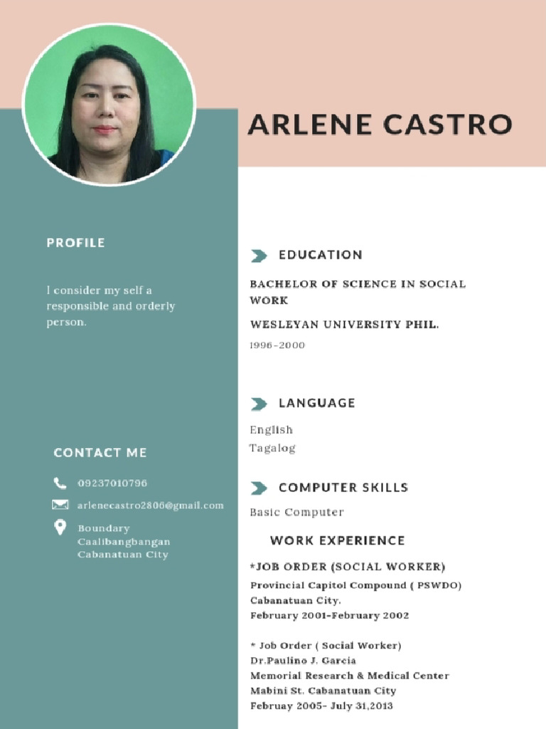 Arlene Resume | PDF