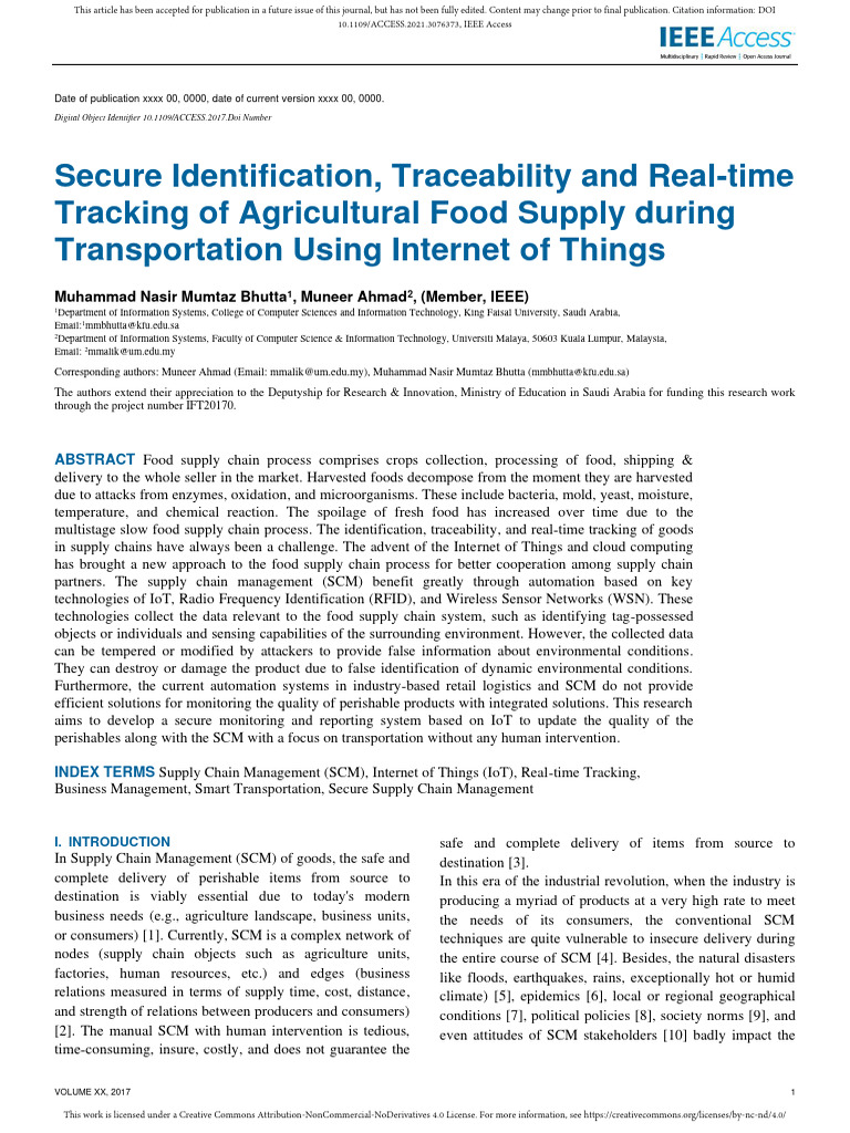 Secure Identification Traceability And Real Time T Pdf