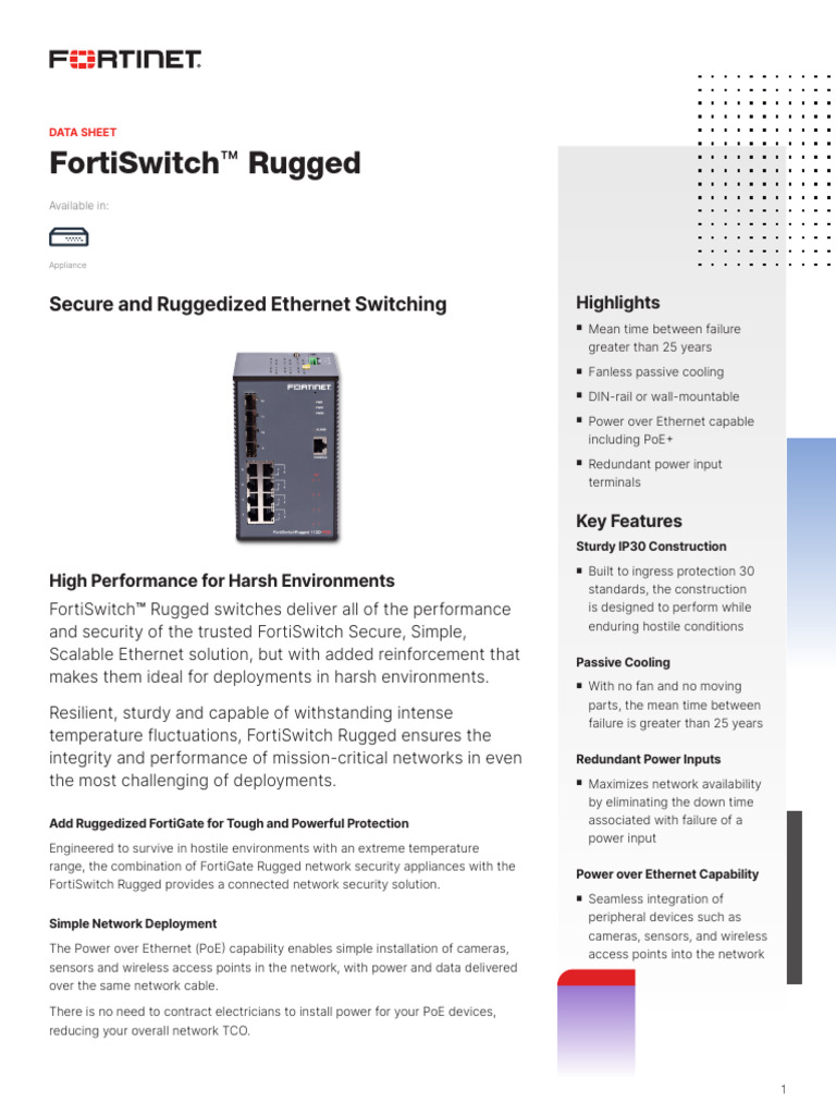Forti Switch Rugged | PDF | I Pv6 | Internet Protocols