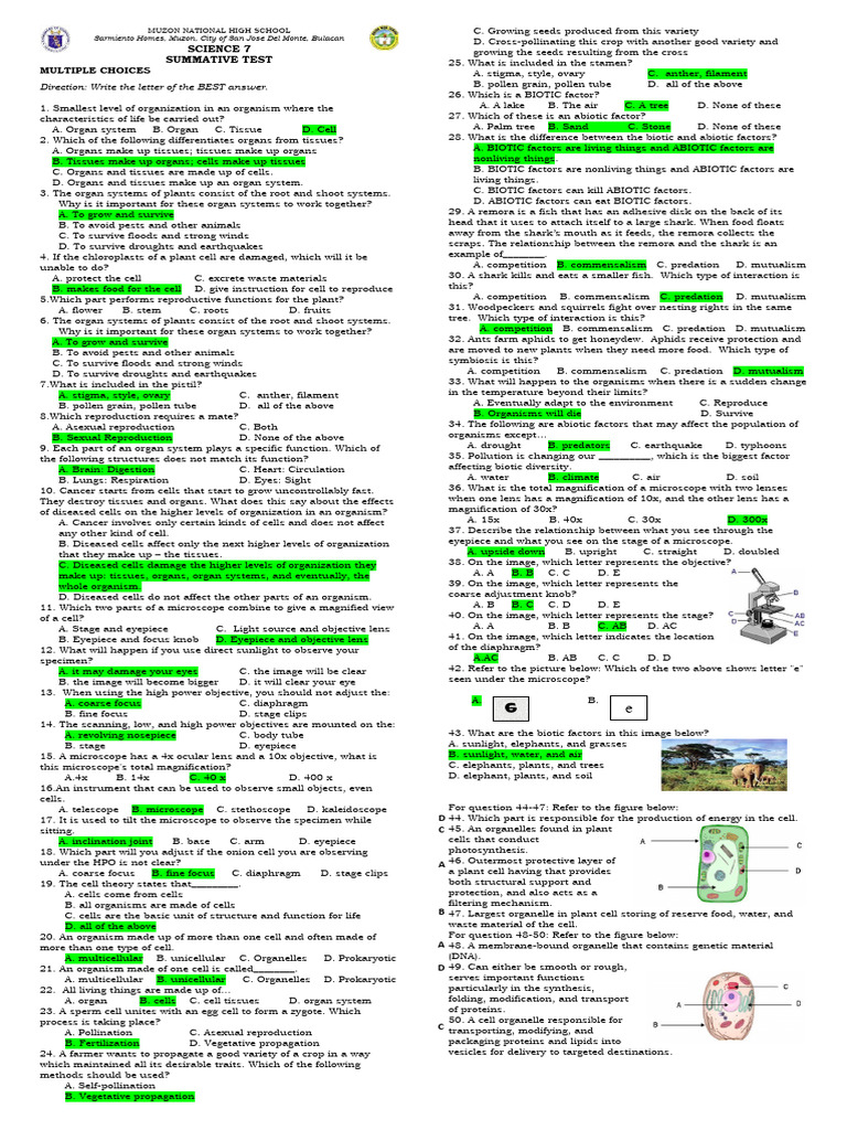 2nd Long Test For Print | PDF