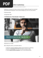 Revalidation: Reflective Accounts & Peer Discussion | PDF | Pharmacy ...