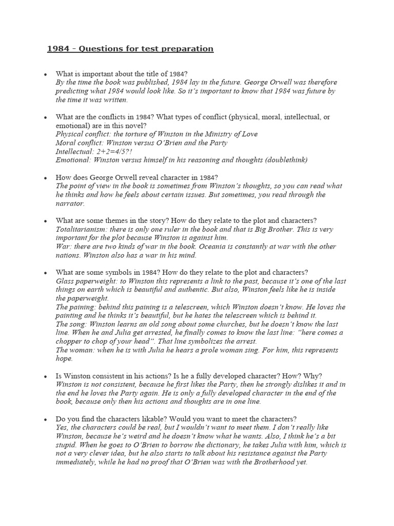 Test Questions | PDF