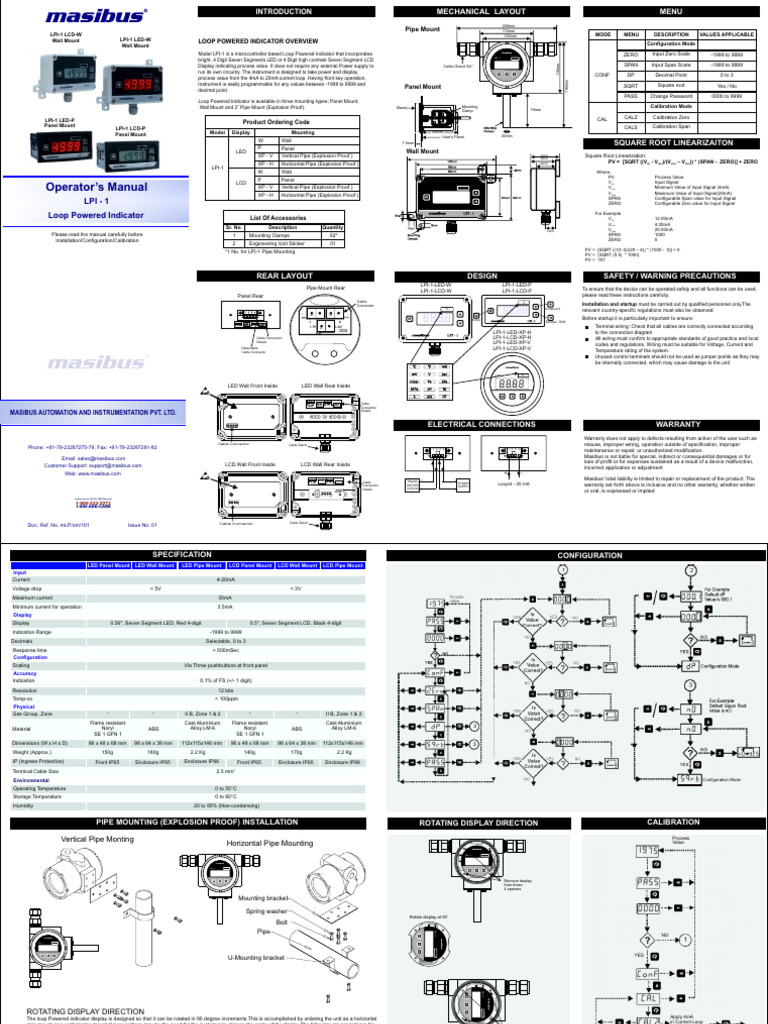 LPI-1 User Manual | PDF