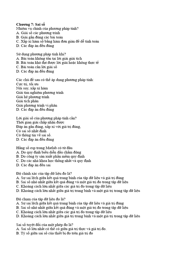 2023-12-04 Ngan Hang Cau Hoi Trac Nghiem Phan PPT - SV | PDF