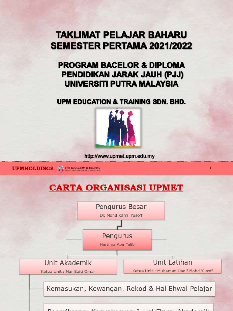 Taklimat Pelajar Baharu Bac Sem1 20212022 | PDF