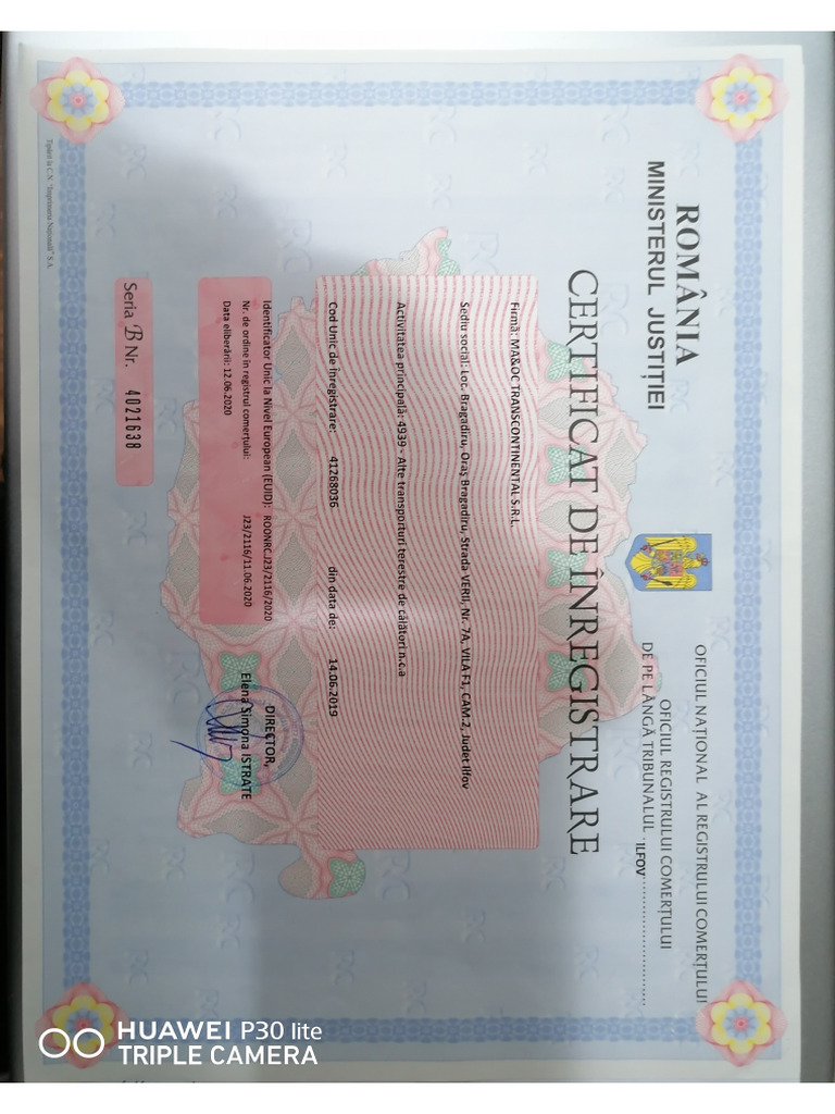 certificat fiscal | PDF