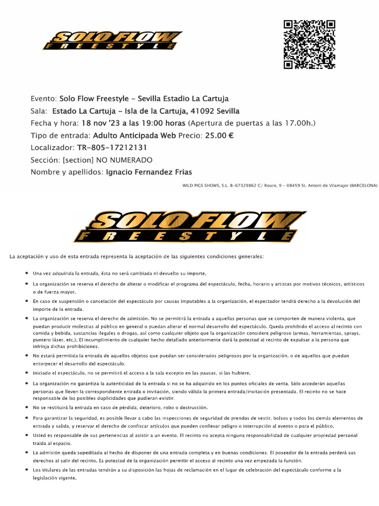 Entradas Soloflow | PDF