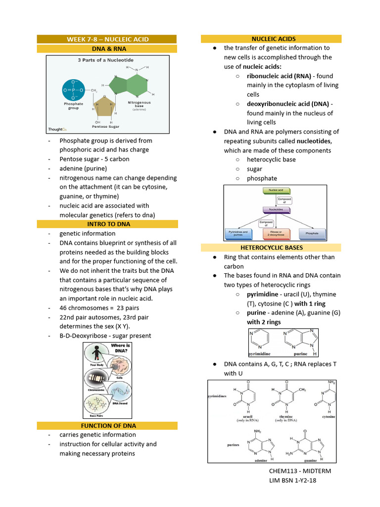 Biochemistry Reviewer | PDF