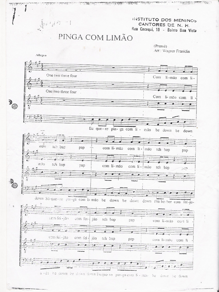 Pinga Com Limão | PDF