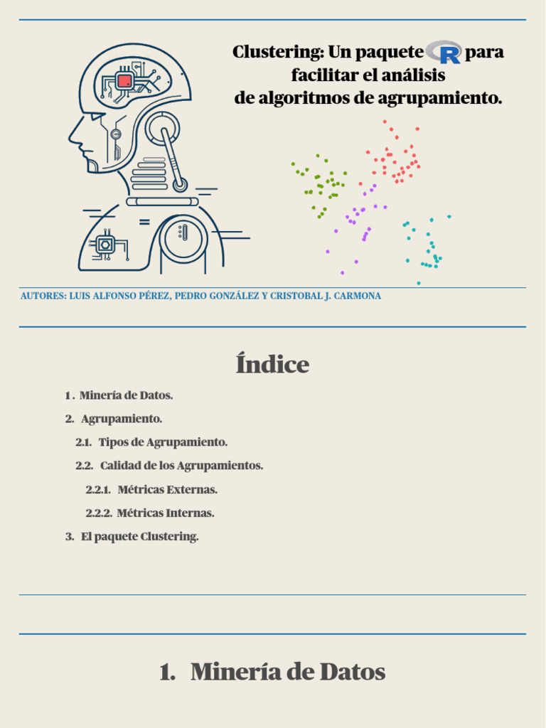 Análisis de Algoritmos de Agrupamiento | PDF | Procesamiento de datos | Algoritmos y Estructuras ...