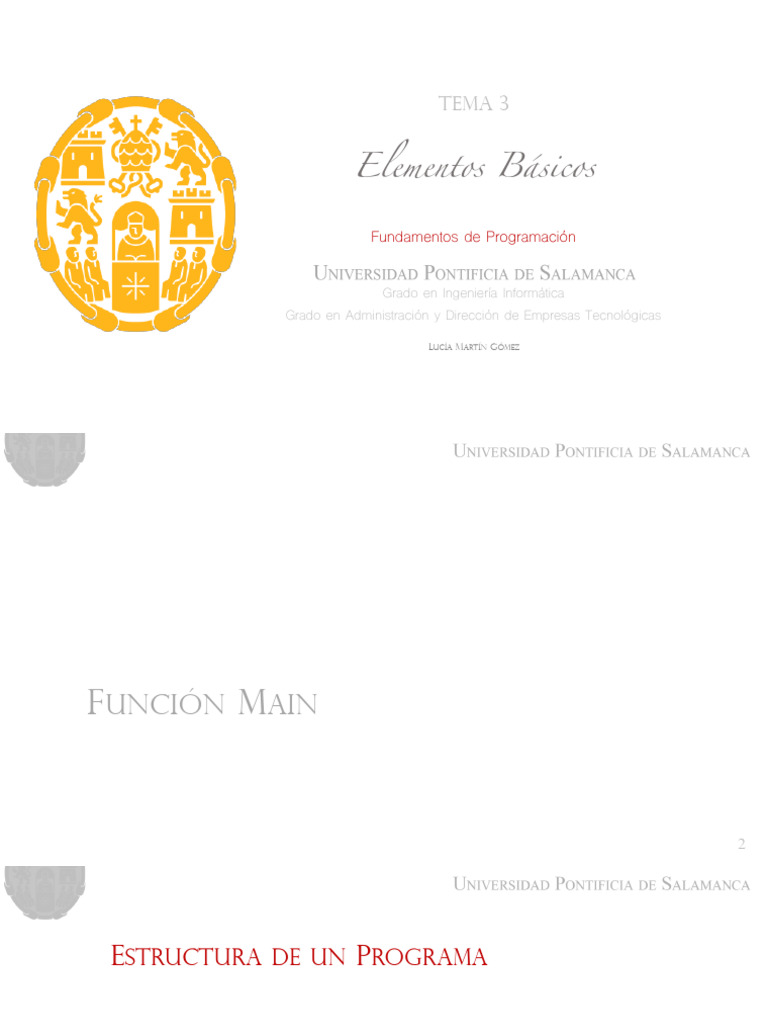 3 ElementosBÃ¡sicos | PDF | Tipo de datos | Programa de computadora