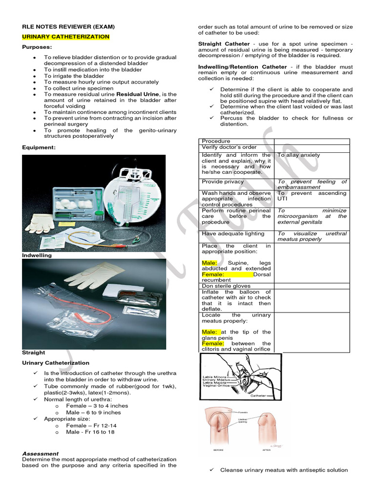 Rle Notes Reviewer | PDF