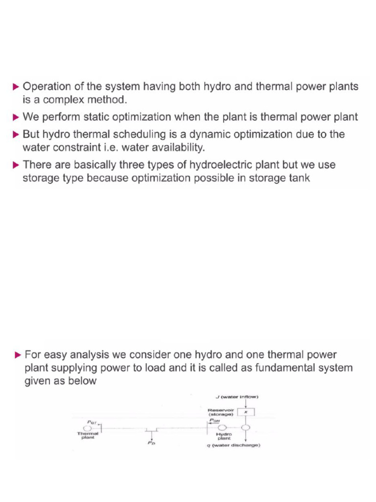 Long Term Hydro Thermal Scheduling in A Hydro Thermal System | PDF Long Term Hydro Thermal Scheduling in A Hydro Thermal System | PDF