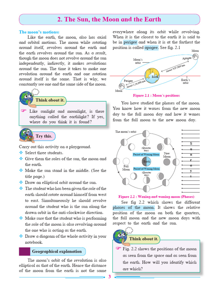 Motions of The Moon | PDF