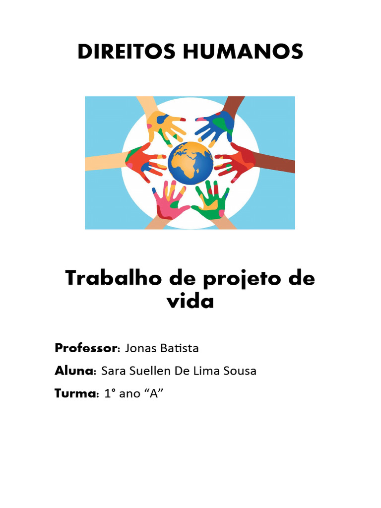 Trabalho Projeto de Vida | PDF