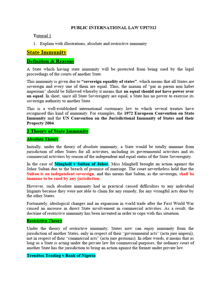 PIL TUT 5 Immunity | PDF