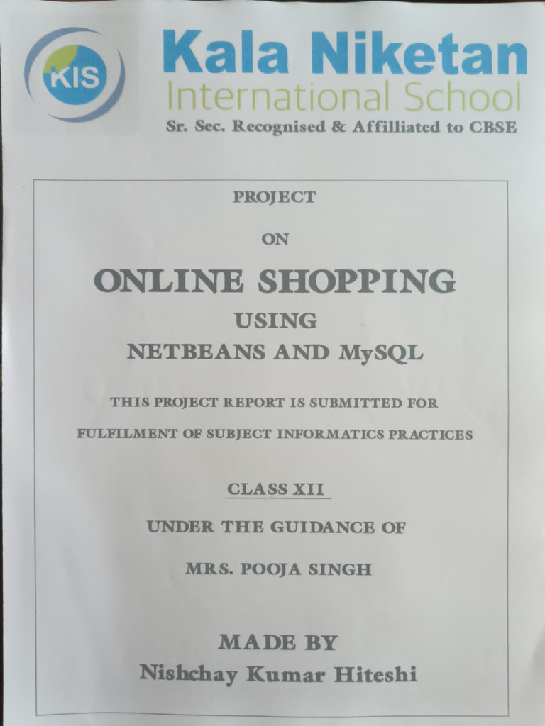 IT Project File No2 | PDF