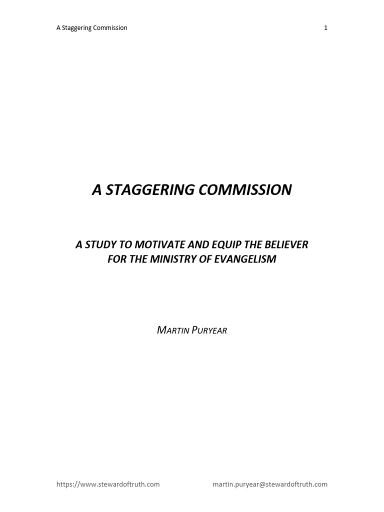 1696277656PDF 13 A Staggering Commission | PDF | Jesus | Acts Of The ...