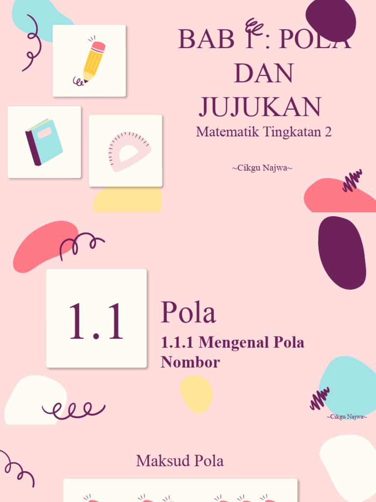 Bab 1 Pola Dan Jujukan | PDF