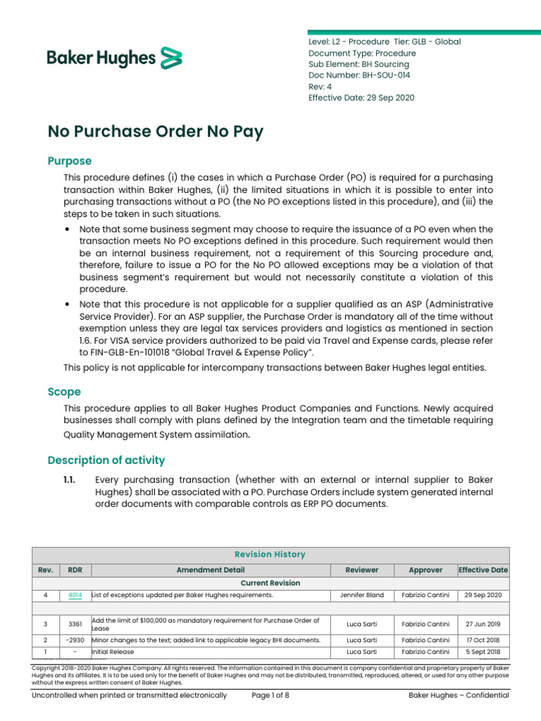 No Po - No Pay - Bh-Sou-014 | PDF | Finance & Money Management