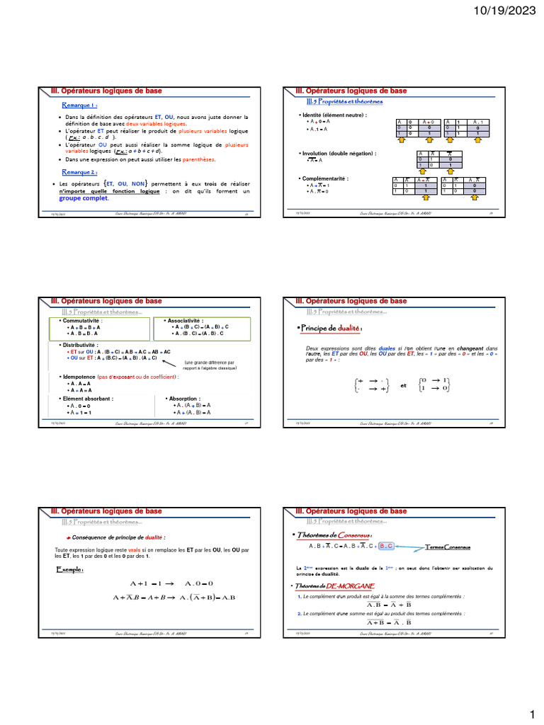 SÃ©ance 2-Cours-EN-EIR - 2024 | PDF