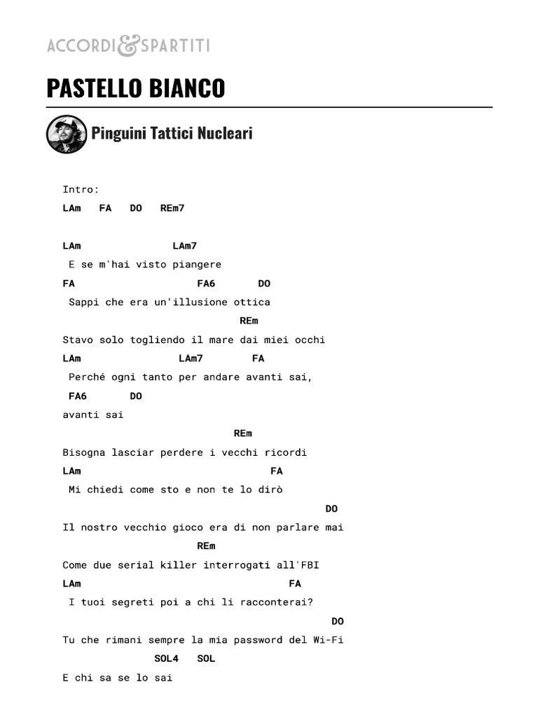 Pastello Bianco | PDF