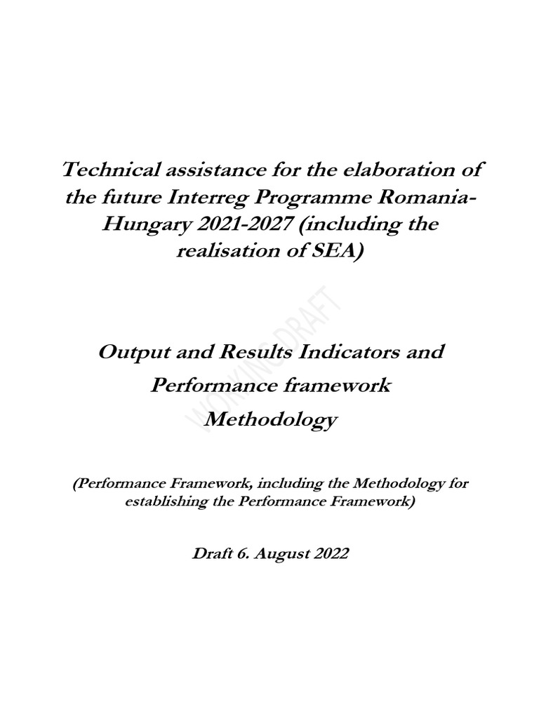 Performance Framework | PDF
