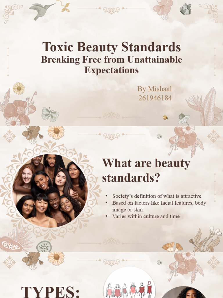 Breaking Unattainable Beauty Standards | PDF | Career & Growth | Self ...