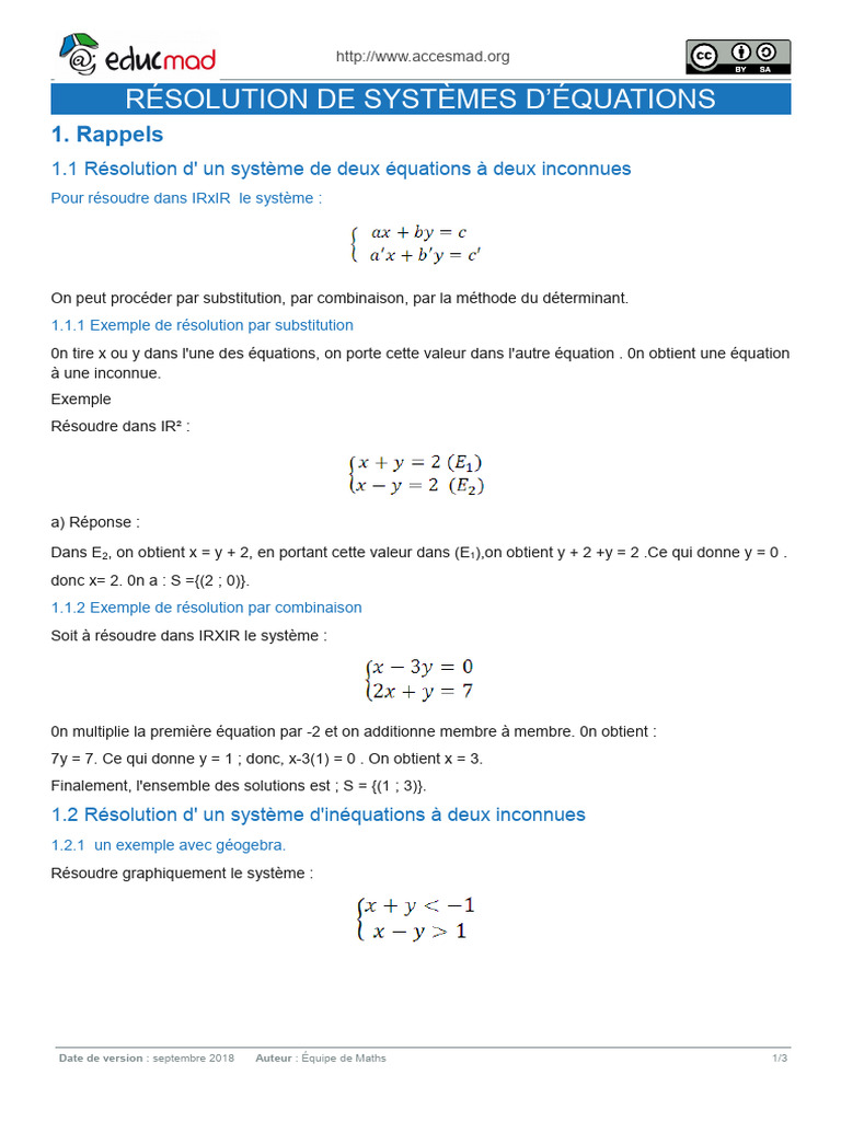 Systemes Lineaires | PDF