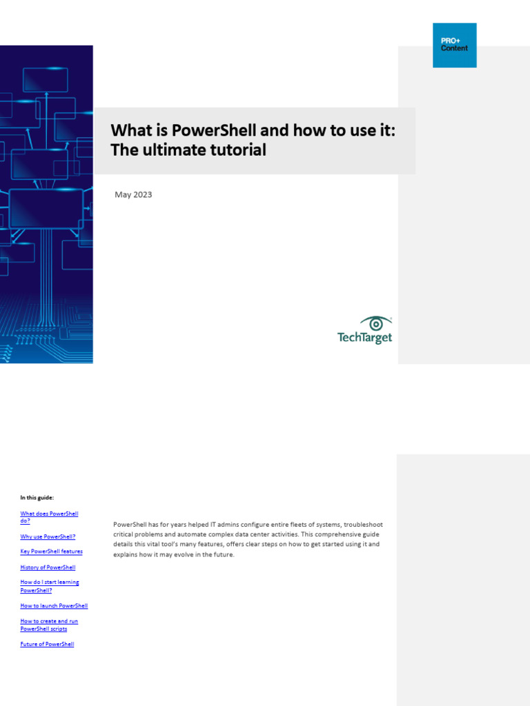 Powershell Pillar Pdfdownload Pdf Command Line Interface Parameter Computer Programming