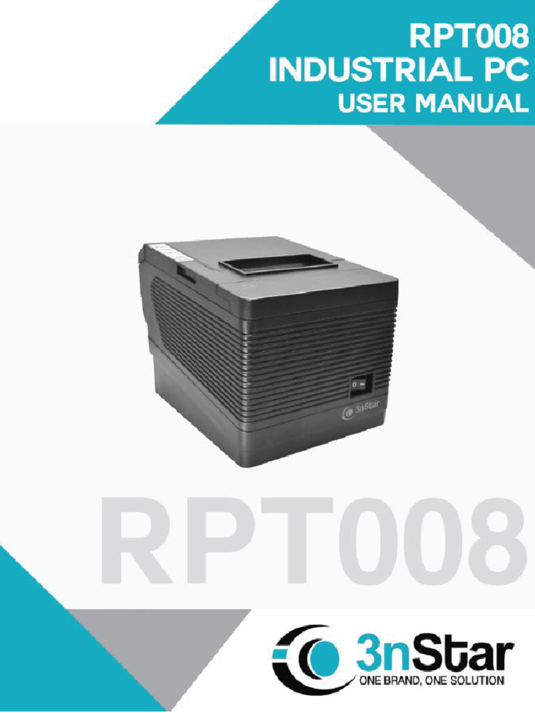 RPT008 User Manual | Download Free PDF | Printer (Computing) | Device ...
