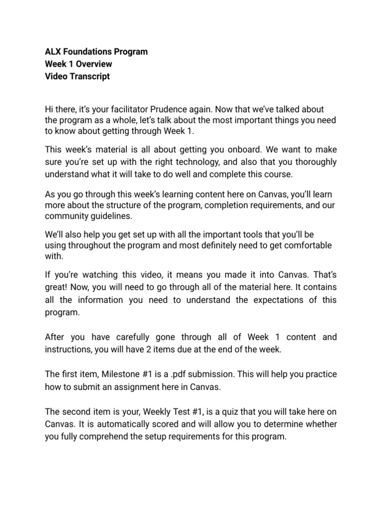 Transcript - Week 1 Overview | PDF Transcript - Week 1 Overview | PDF