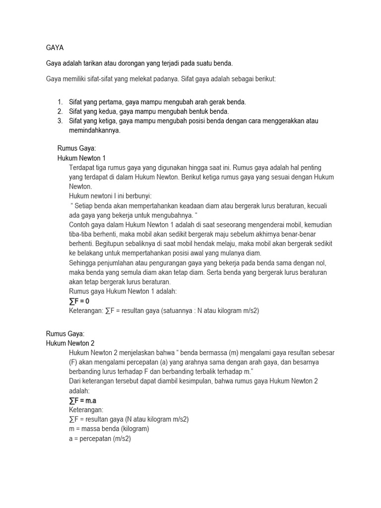 GAYA Dan Usaha | PDF | Filsafat | Metode & Bahan Ajar