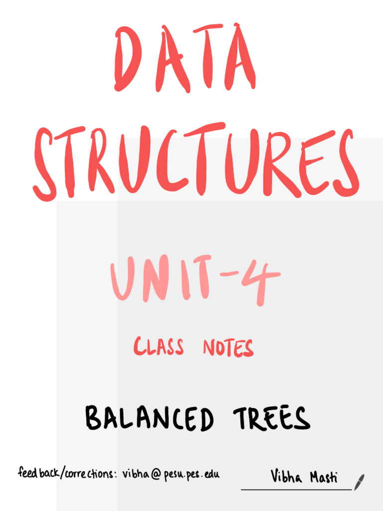 Balanced Trees | PDF Balanced Trees | PDF
