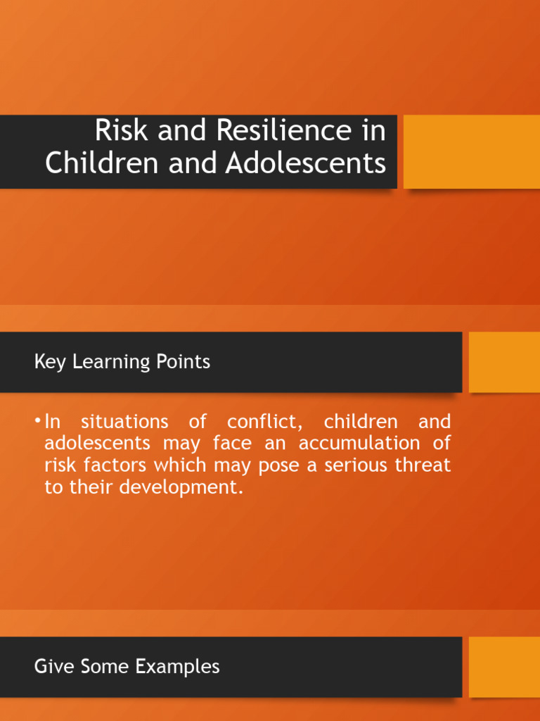 Enhancing Resilience in Youth Development | PDF