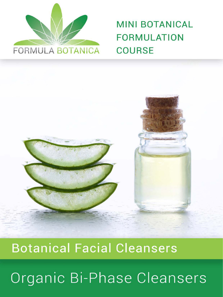 Lesson 1 - Organic Bi-Phase Cleanser | PDF | Cooking, Food & Wine ...