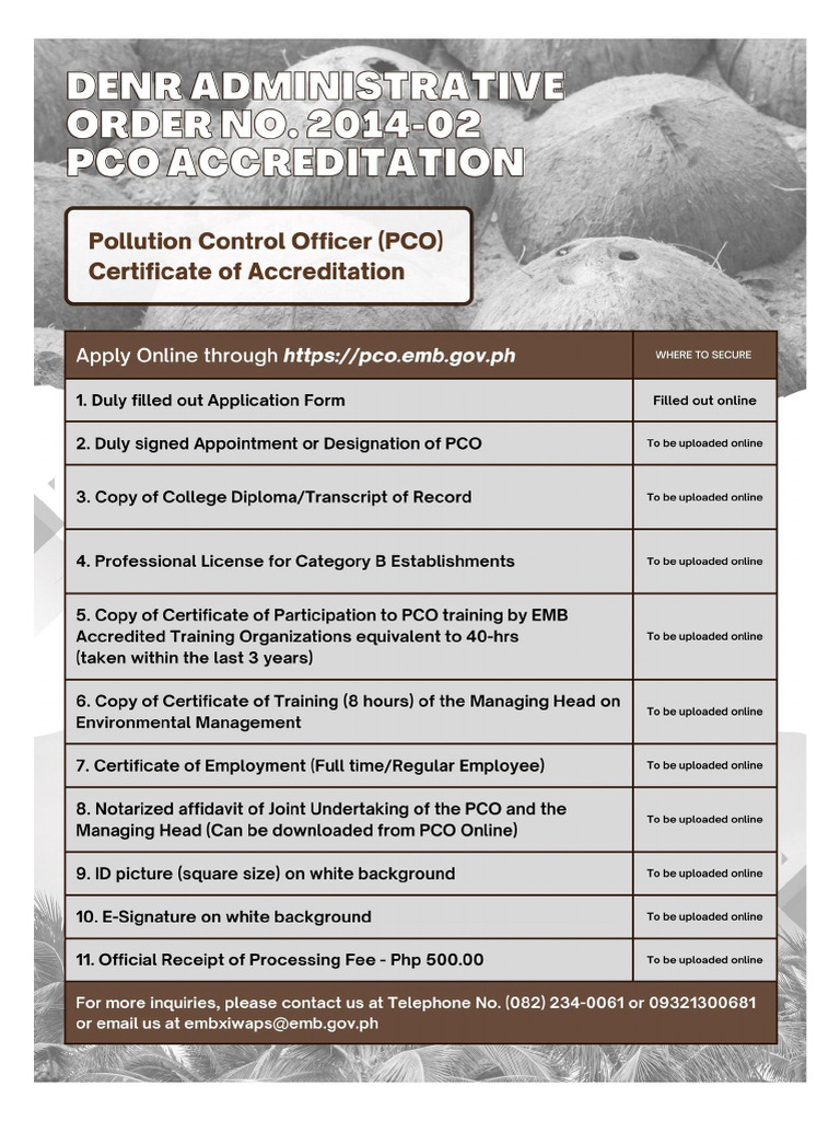 PCO Accreditation | PDF