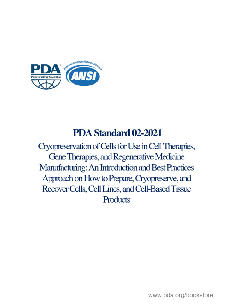 PDA Standard 02-2021 | PDF