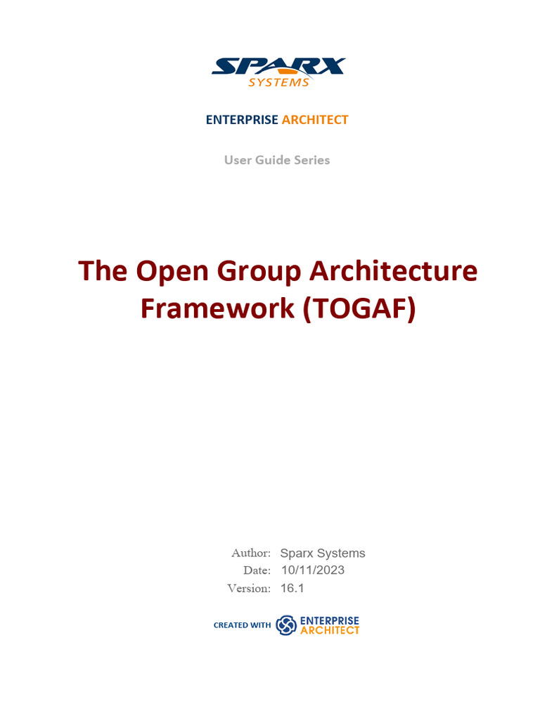 Togaf | PDF | Enterprise Architecture | Component Based Software ...