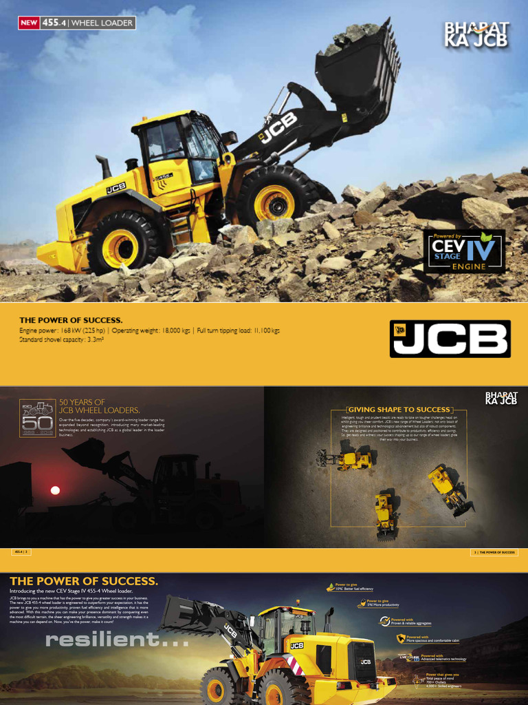 455-4 Wheel Loader Brochure | PDF