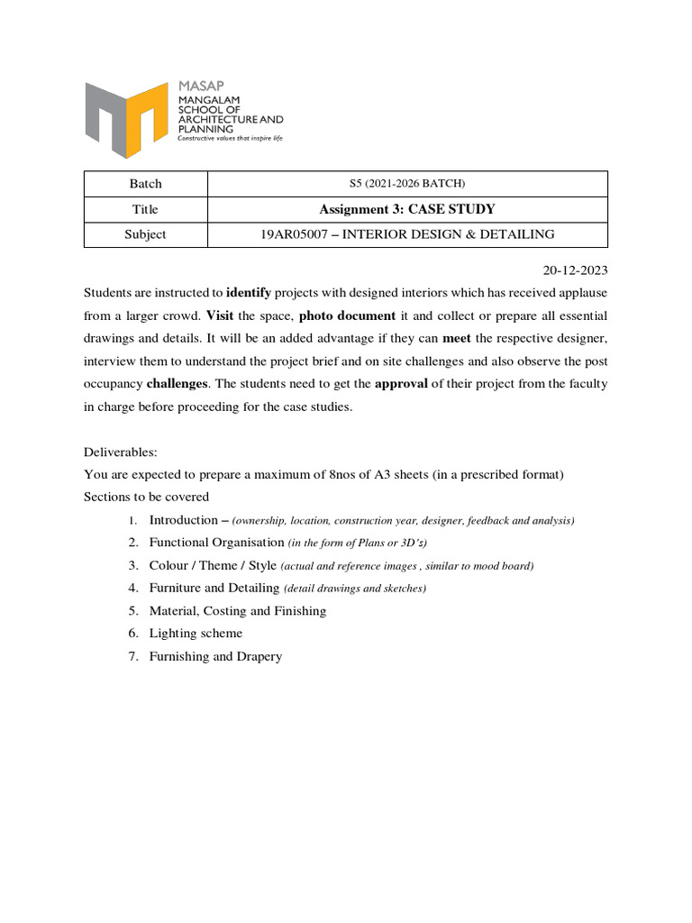 Id A3 - Case Study - Revised | PDF