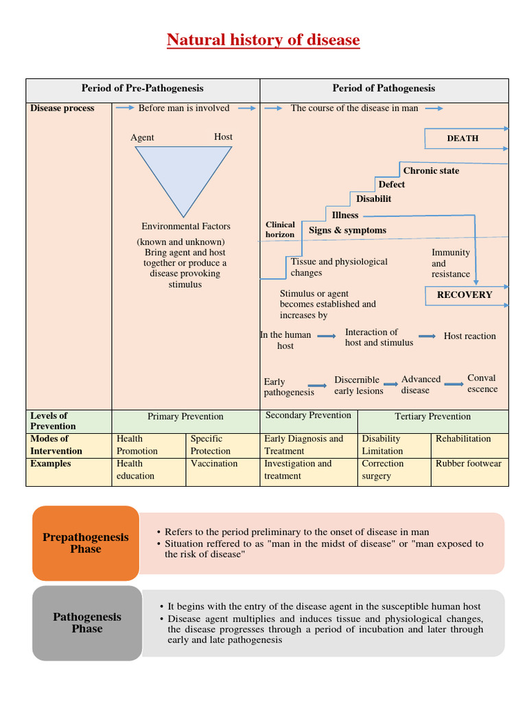 Natural History of Disease | PDF
