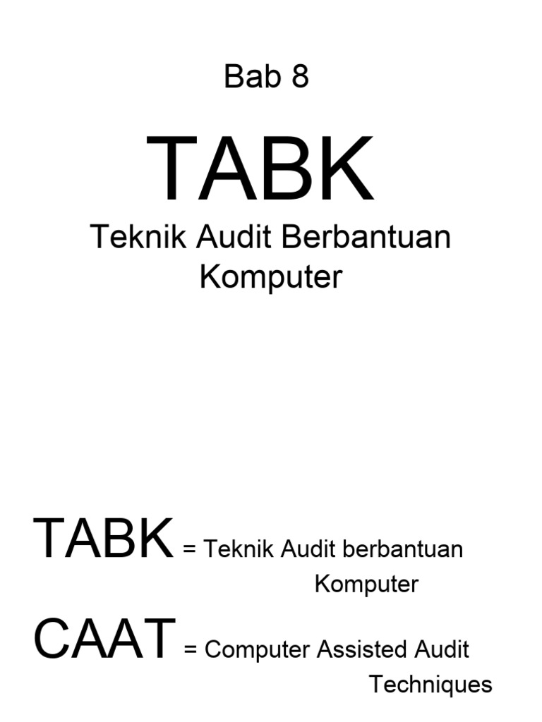 TABK-10 - Fungsi-Fungsi TABK | PDF