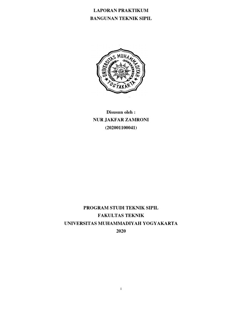 Laporan Praktikum Bangunan Teknik Sipil | PDF