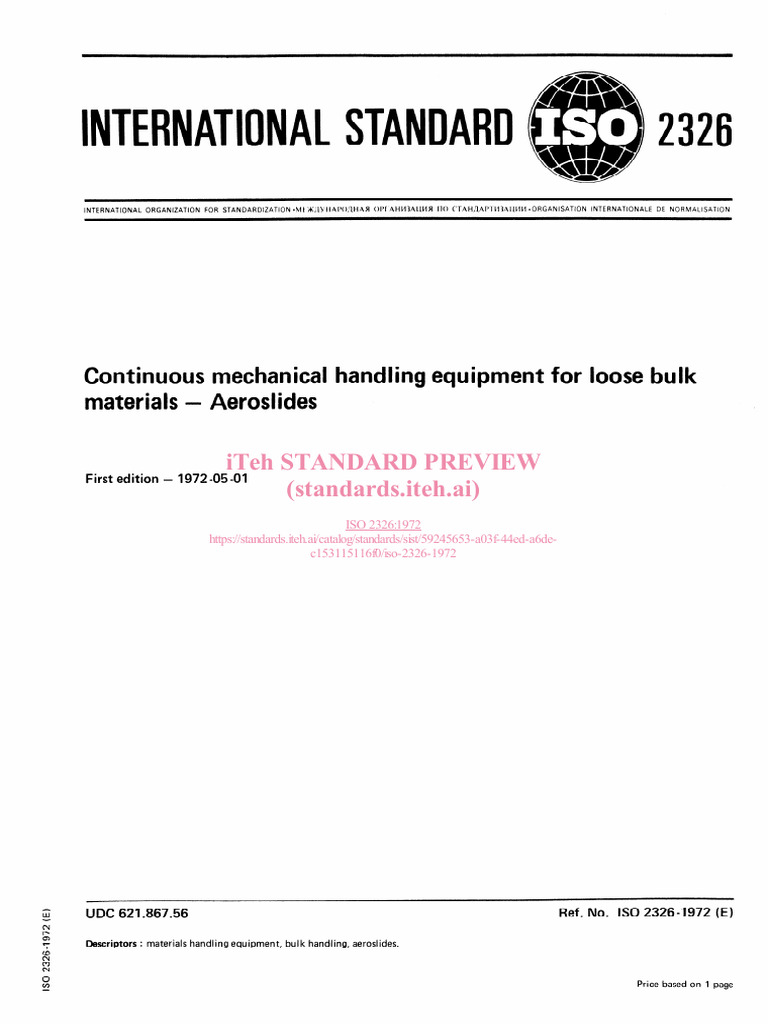ISO-2326-1972 | PDF
