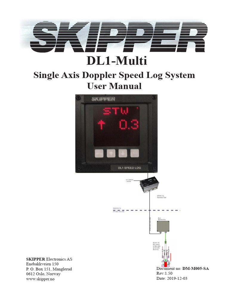 DL1-Multi Speed Log User Manual | PDF | Menu (Computing) | Calibration